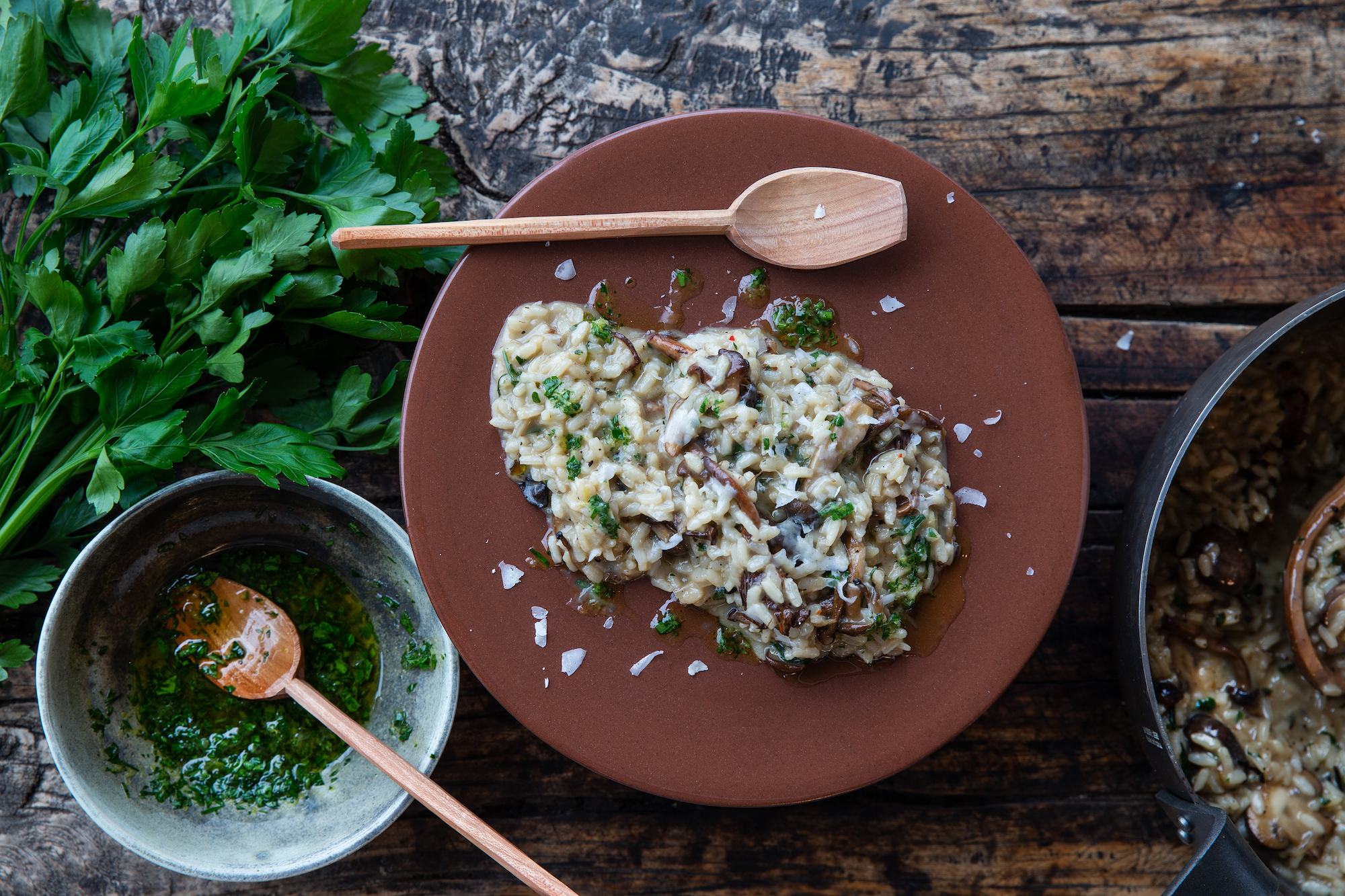 Svampe risotto - Opskrift på den bedste risotto med svampe